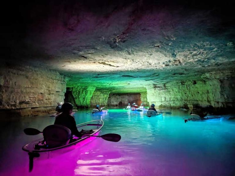 This Glass-bottomed Kayak Tour Through an Abandoned Mine in Kentucky ...